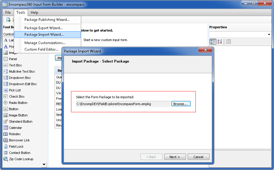 EncompDEV - Products - Field Explorer EncompDEV - Products - Field Explorer